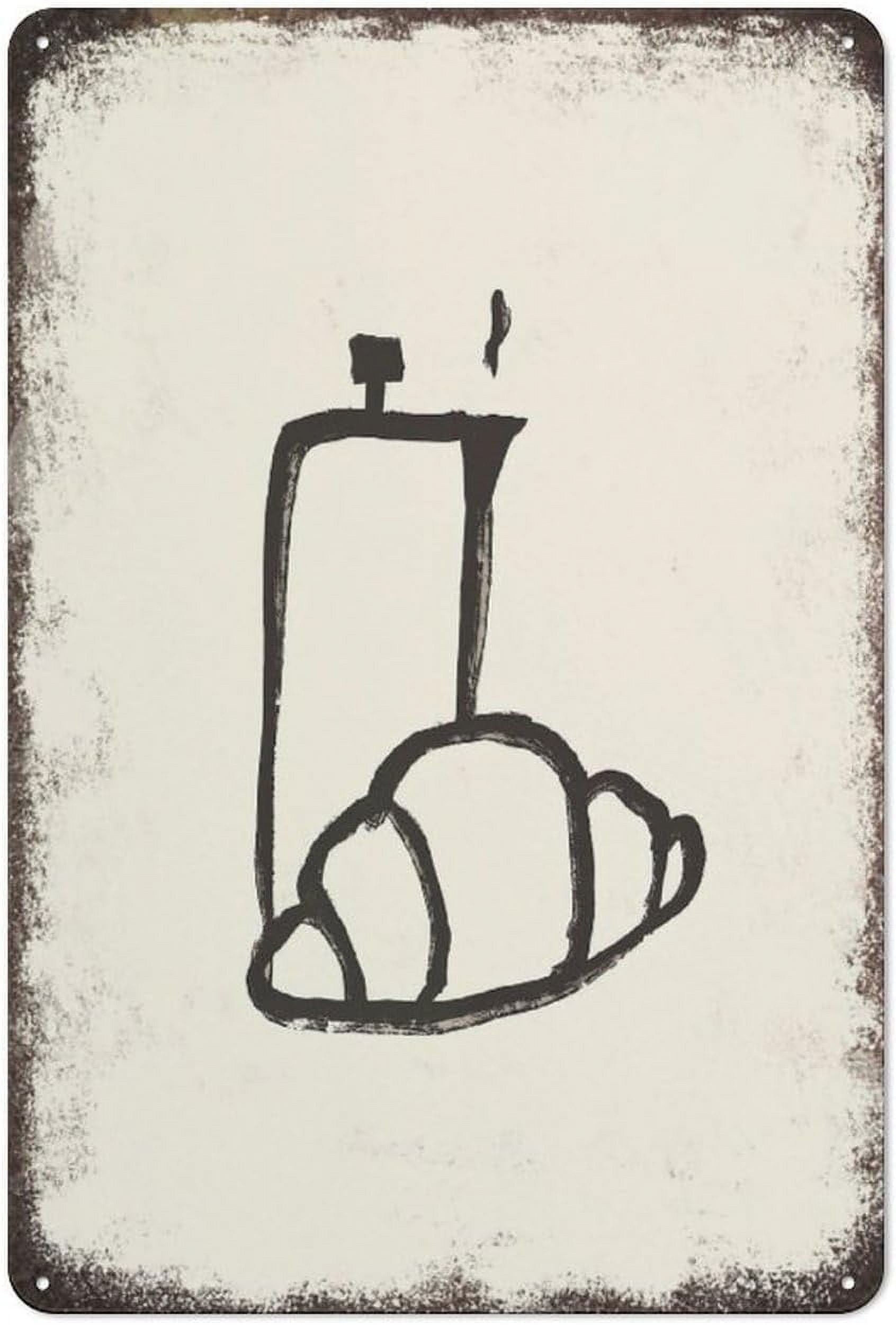 Puzzles 500 PCS Croissant Square Art Aesthetic Coffee Art Minimalist ...