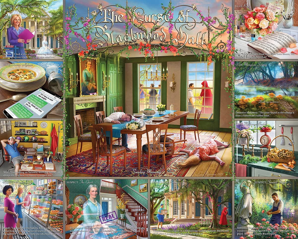 Puzzles 500 PCSPuzzles Curse of Blackwood Hall - Jigsaw Puzzle with ...