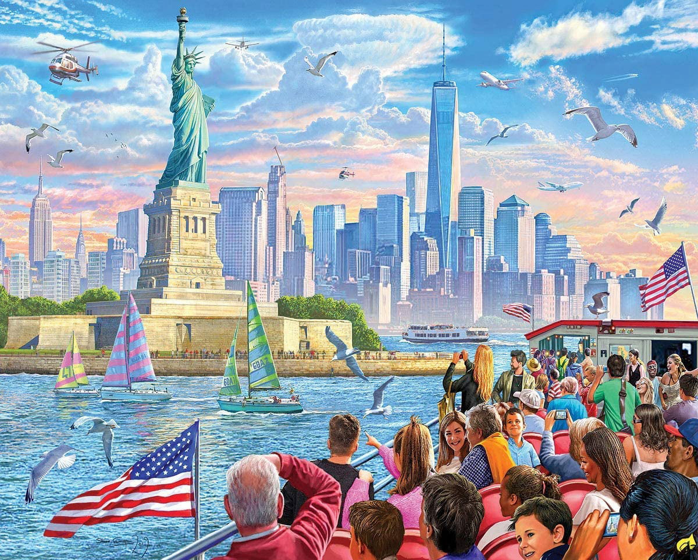Puzzles 500 PCSPuzzles Statue of Liberty - Jigsaw Puzzle - Walmart.com