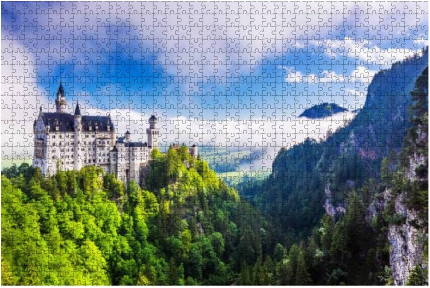 Puzzles 500 Silhouettes Palm Trees Ocean Sky - Fun Interactive Brain ...