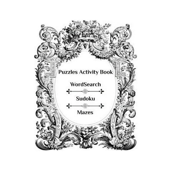 Puzzles Activity Book Word-Search Mazes Sudoku (Paperback) - Walmart.com