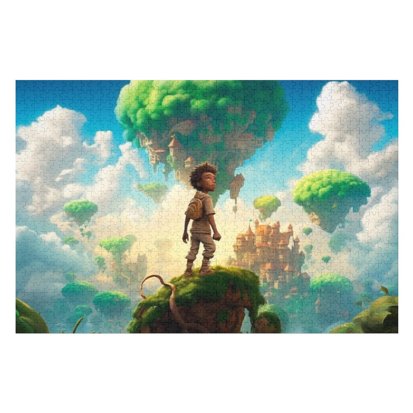 Puzzles for Adults 1000 Pieces - Boy Fantasy World Perfect Interlocking ...