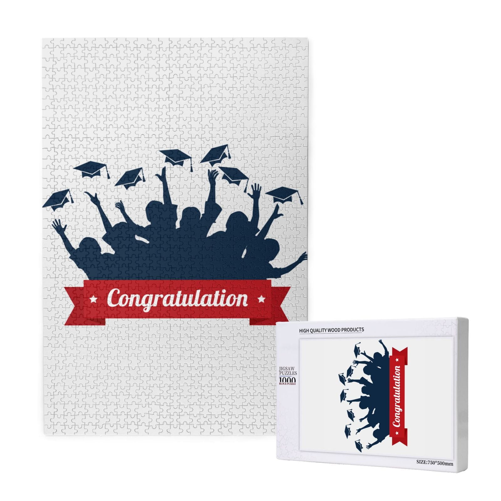 Puzzles for Adults 1000 Pieces, Congratulation Graduate Challenging ...