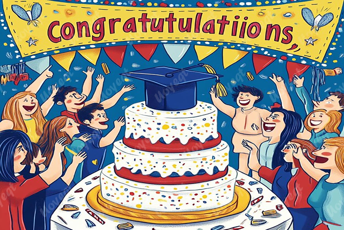 Puzzles for Adults 1000 Pieces A Graduation Party With Congratulations ...