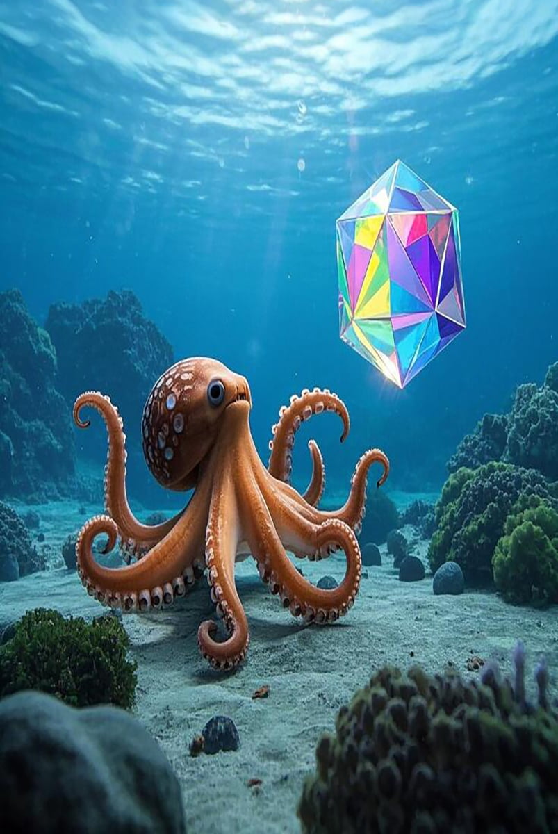 Puzzles for Adults 1000 Pieces Octopus in Its Natural Underwater ...