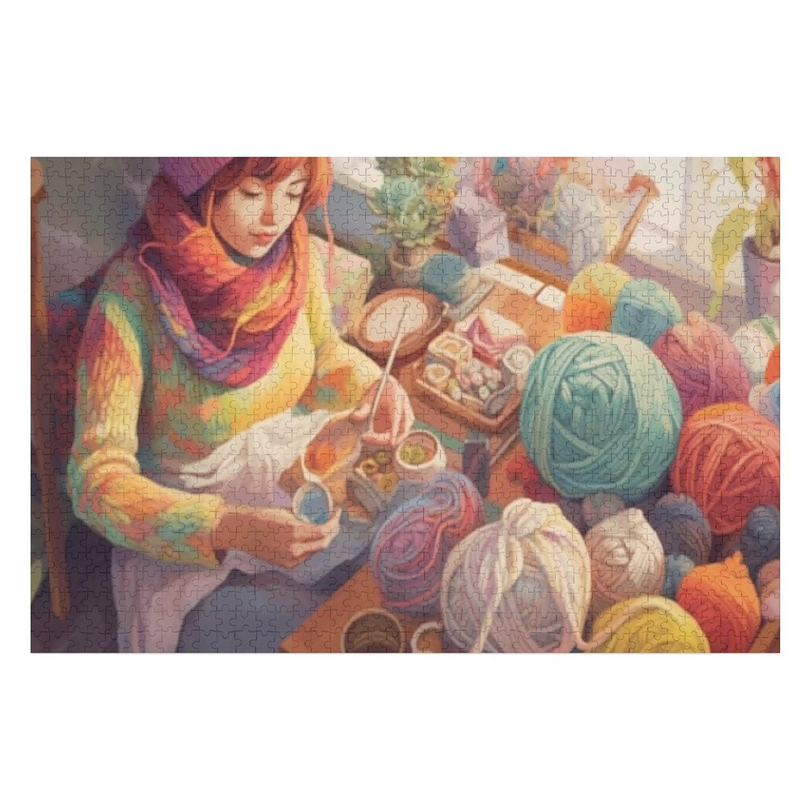 Puzzles for Adults 1000 Pieces - Trying New Hobbies Like Knitting Best ...
