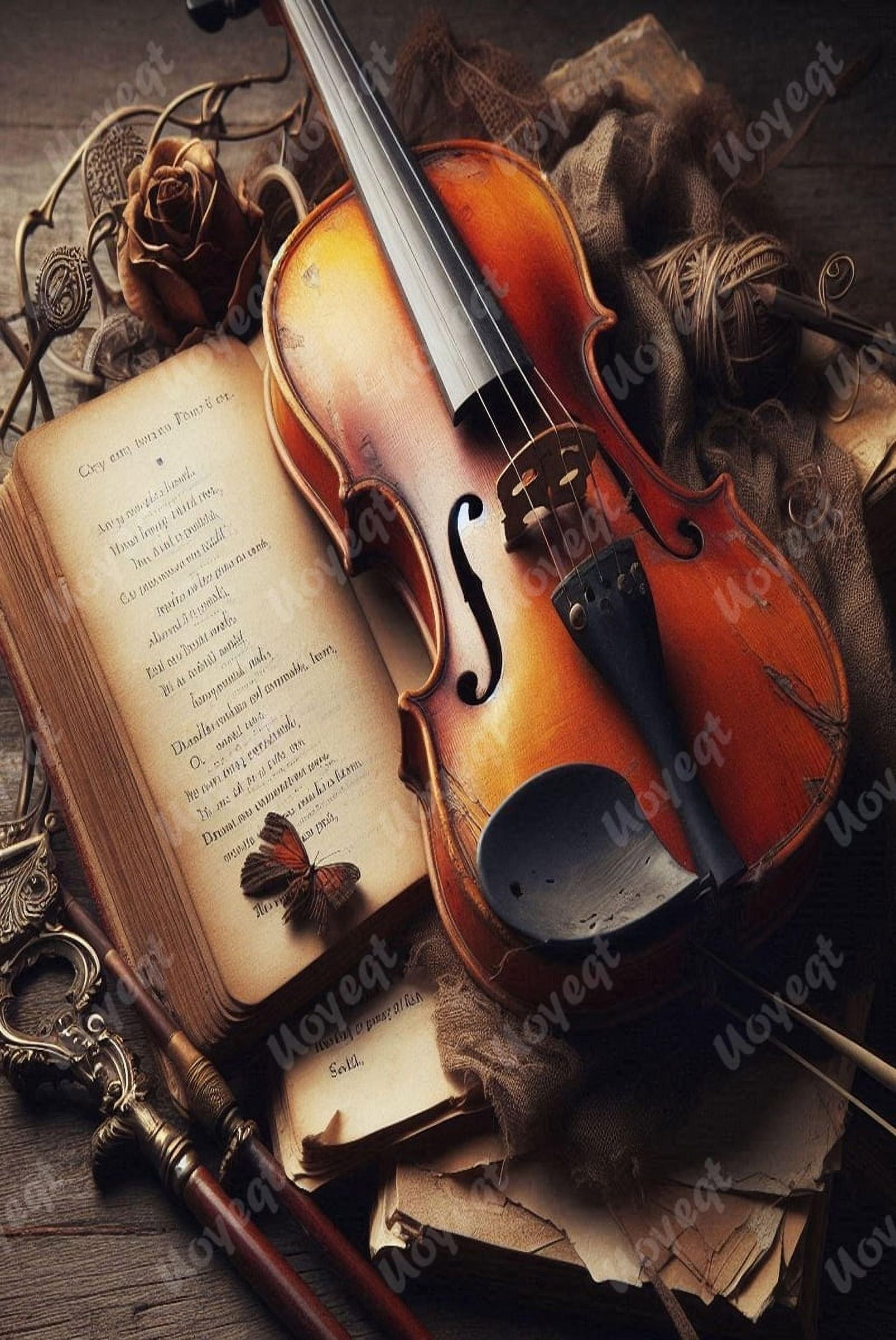 Puzzles for Adults 1500 Pieces Violinist Fiddle Wooden Jigsaw Puzzle ...