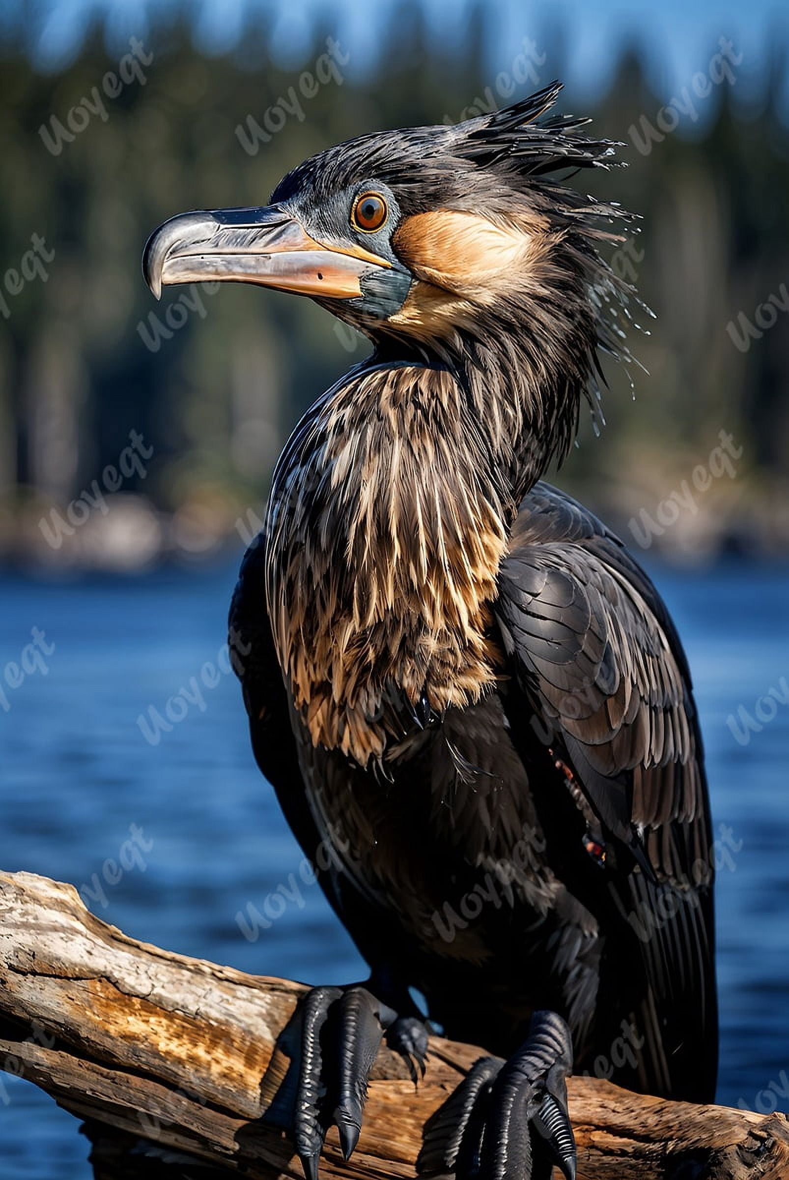 Puzzles for Adults 300 Pieces Cormorant Spectacled Cormorant Wooden ...