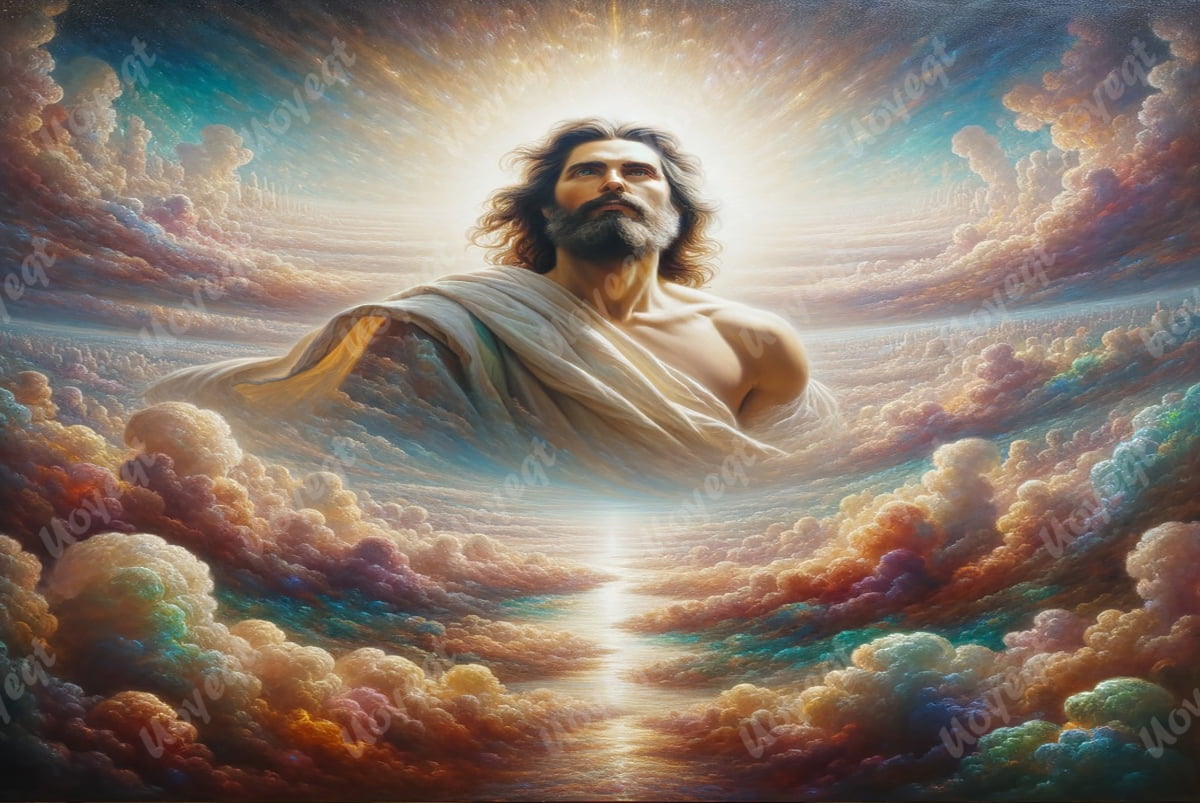 Puzzles for Adults 300 Pieces Divine Ascension Oil Painting Wooden ...