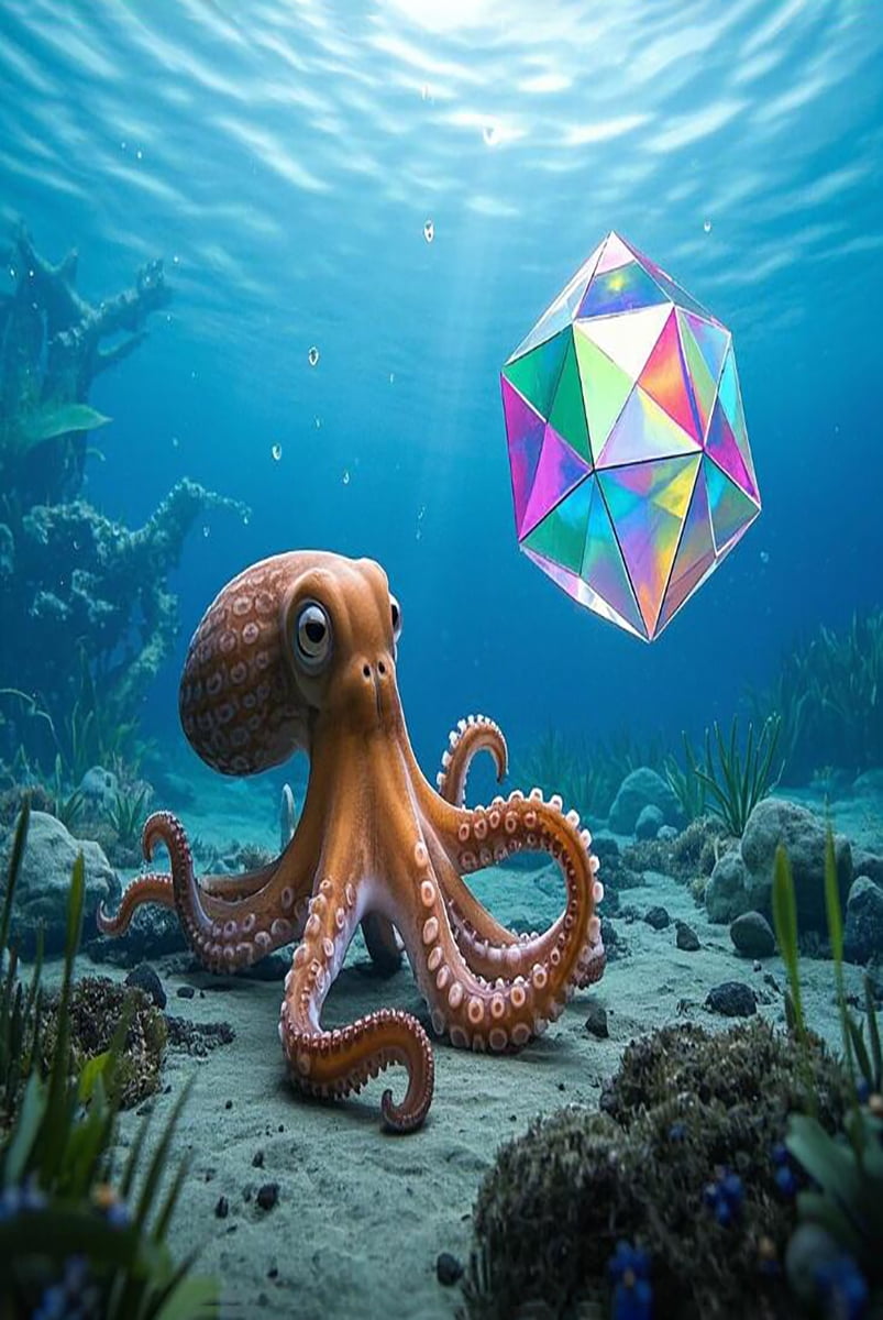Puzzles for Adults 300 Pieces Octopus in Its Natural Underwater Habitat ...