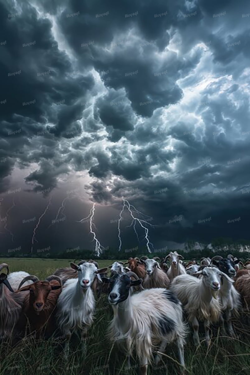 Puzzles for Adults 300 Pieces Wooden Jigsaw Puzzle Thunderstorm Over ...