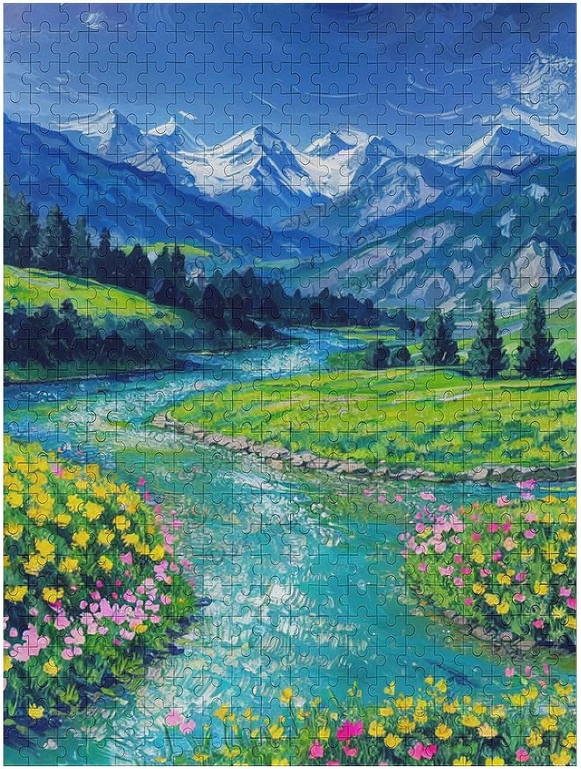 Puzzles for Adults 500 Piece Puzzles for Adults \u2013Landscape Hill ...