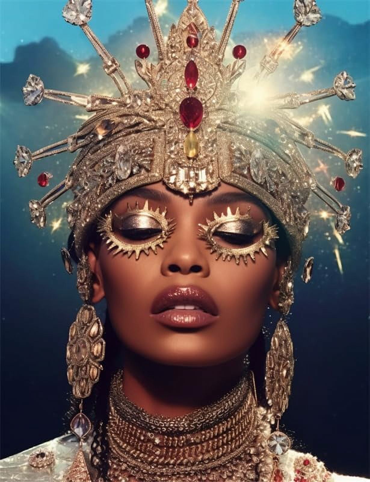 Puzzles For Adults 500 Pieces African I Am Afro Queen Woman American ...