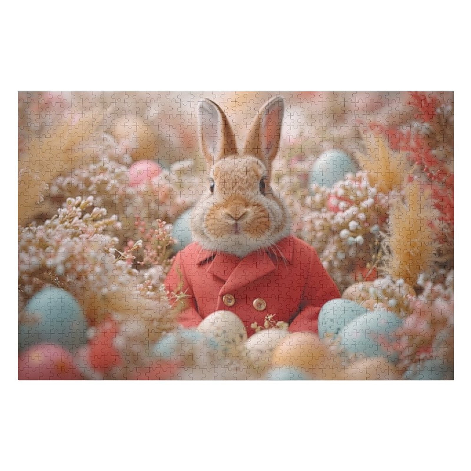 Puzzles for Adults 500 Pieces - Easter Celebration With Dreamy Bunny ...