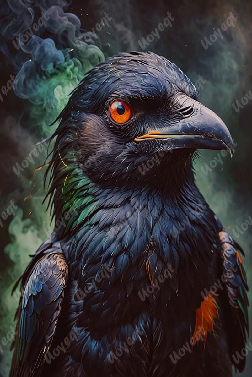 Puzzles for Adults 500 Pieces Halloween Crow Wooden Jigsaw Puzzle ...