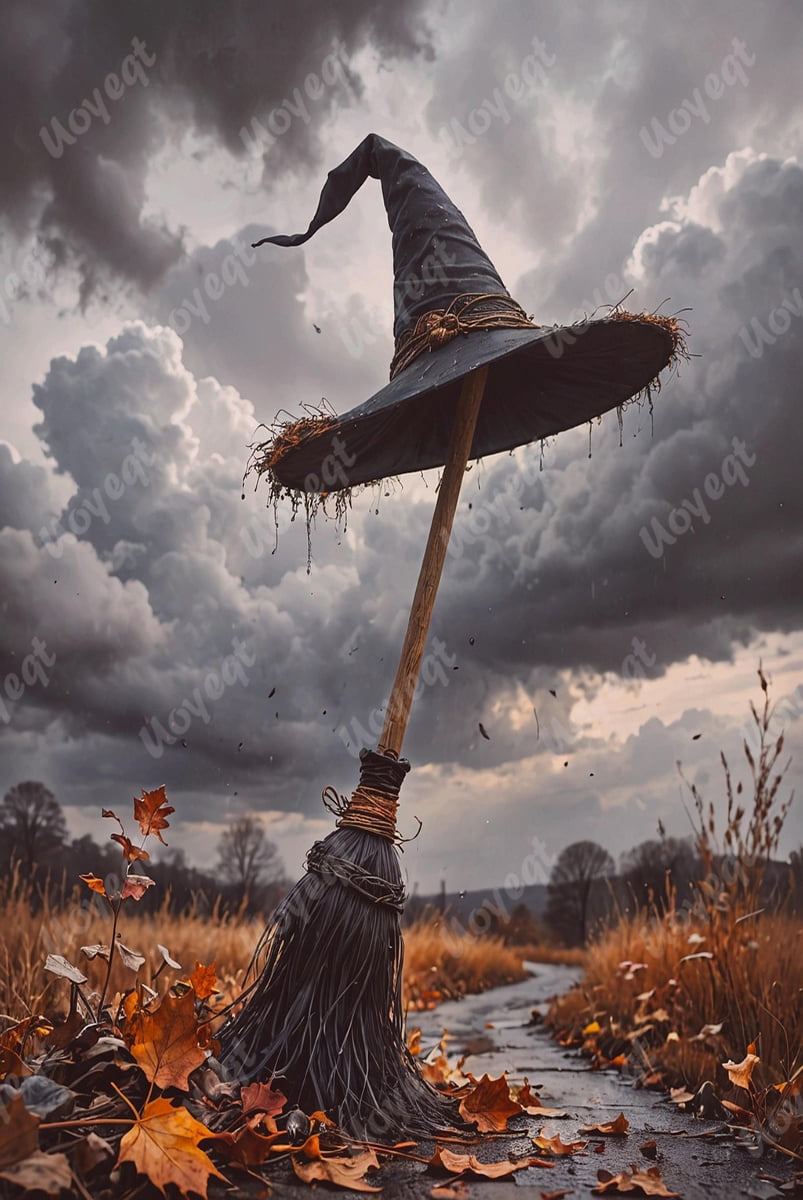 Puzzles for Adults 500 Pieces Halloween Witch Hat Wooden Jigsaw Puzzle ...