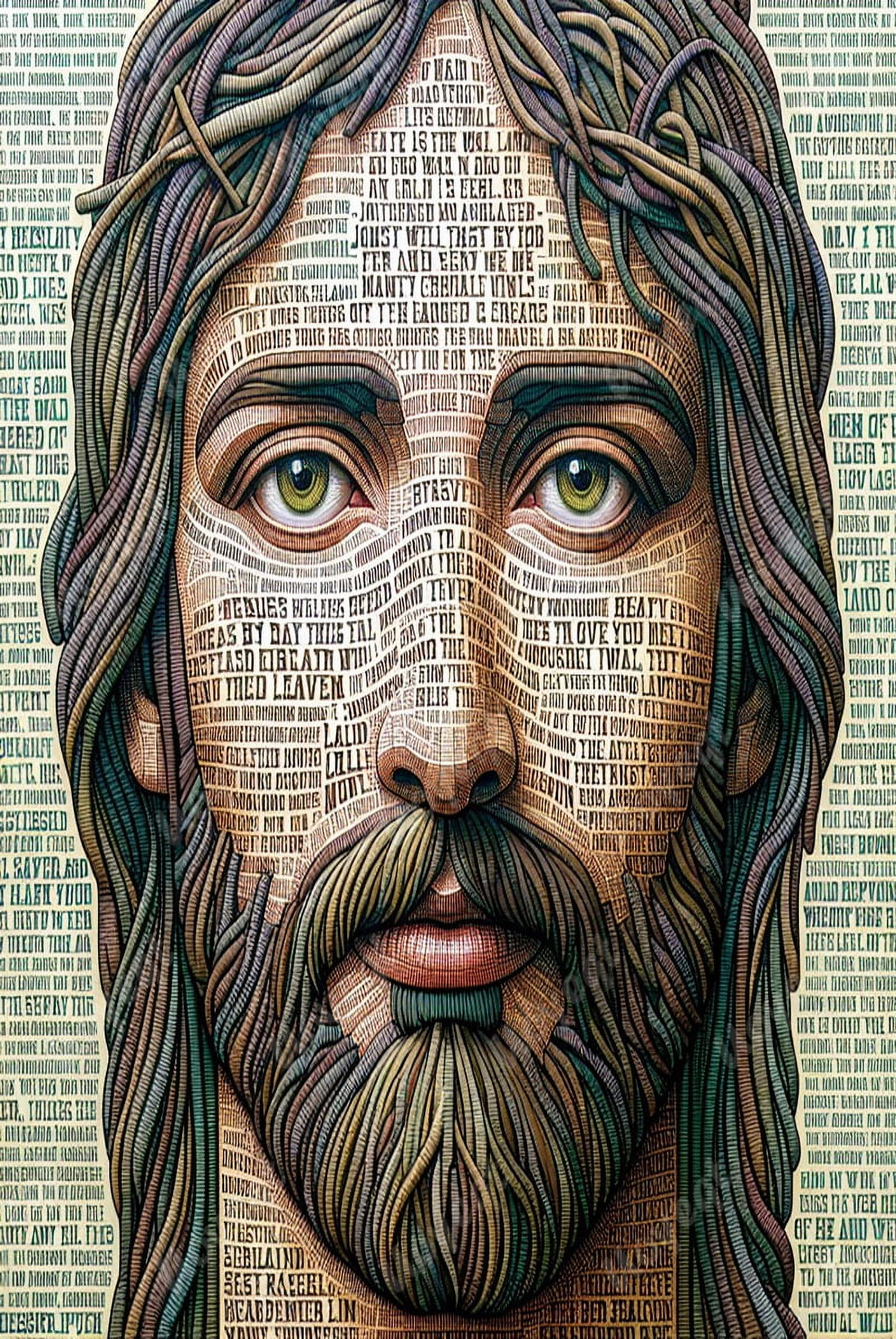 Puzzles for Adults 500 Pieces Jesus Through King James Bible Text ...