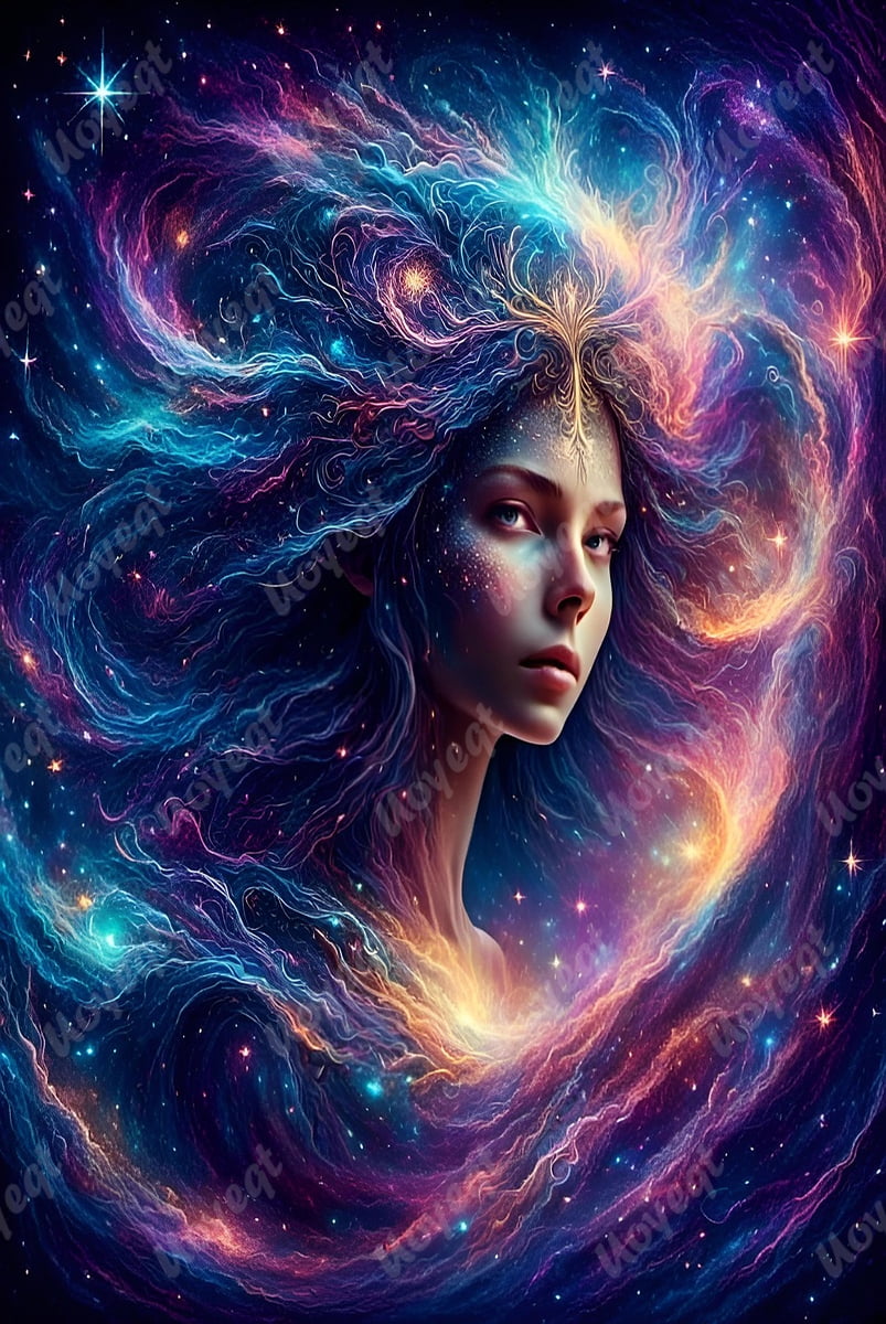 Puzzles for Adults 500 Pieces Woman Cosmos Wooden Jigsaw Puzzle ...