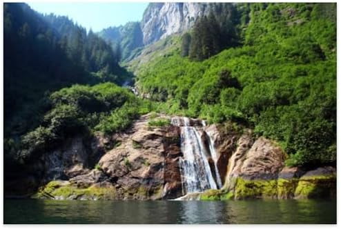 Puzzles Alaska Waterfall Misty Fiords National Monument United States ...