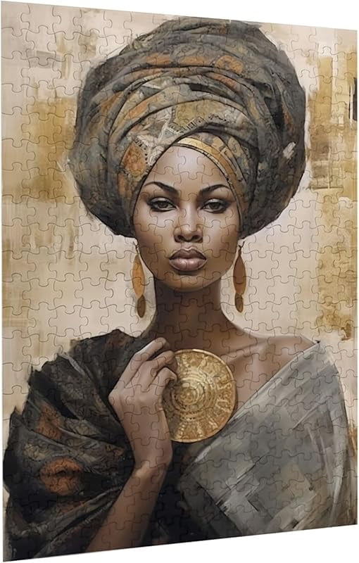 Puzzles For Adults 200 Pieces African Black Woman American Queen ...