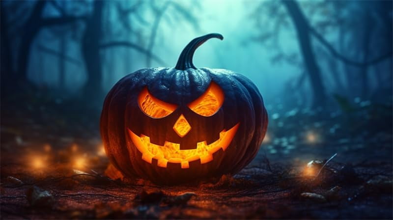 Puzzles For Adults 200 Pieces Witch Girl Haunted Halloween Moon Jack-O ...