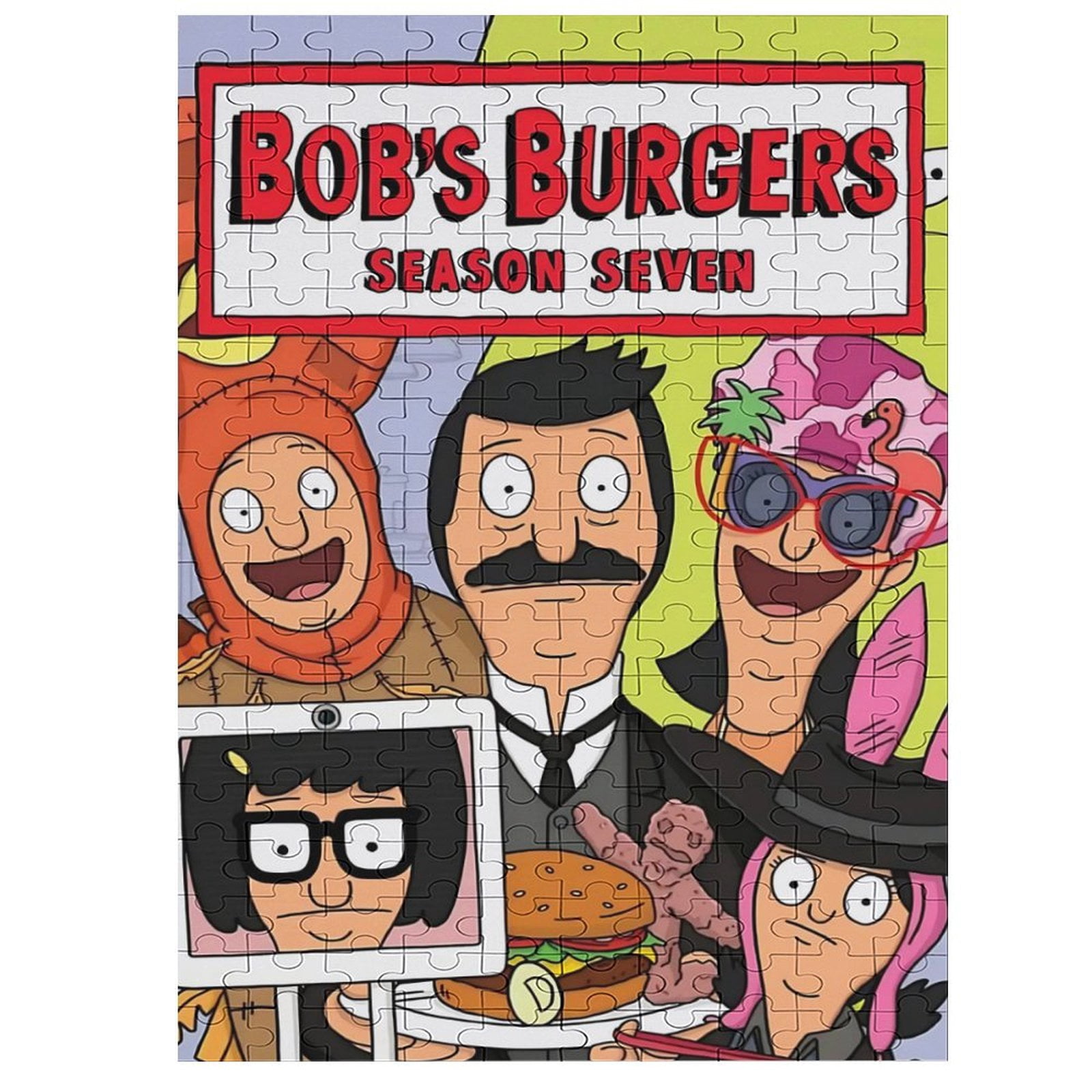 Puzzles Gifts Bob's Burgers Wooden Puzzle Novelty Jigsaw Puzzle Cartoon ...