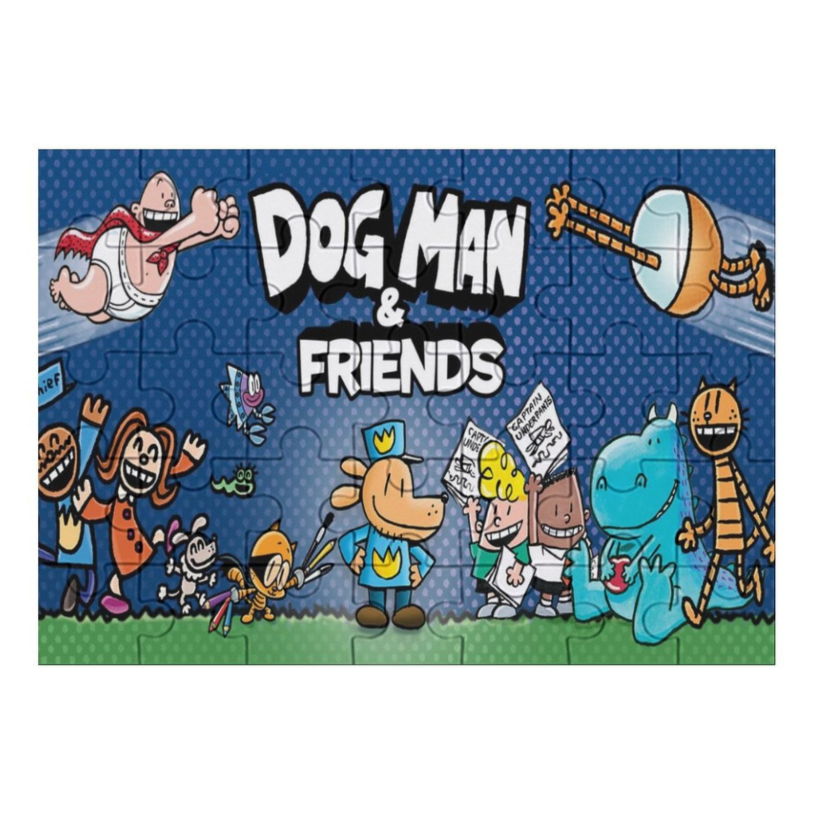 Puzzles Gifts Cartoon Dog Man Wooden Puzzle Novelty Jigsaw Puzzle ...