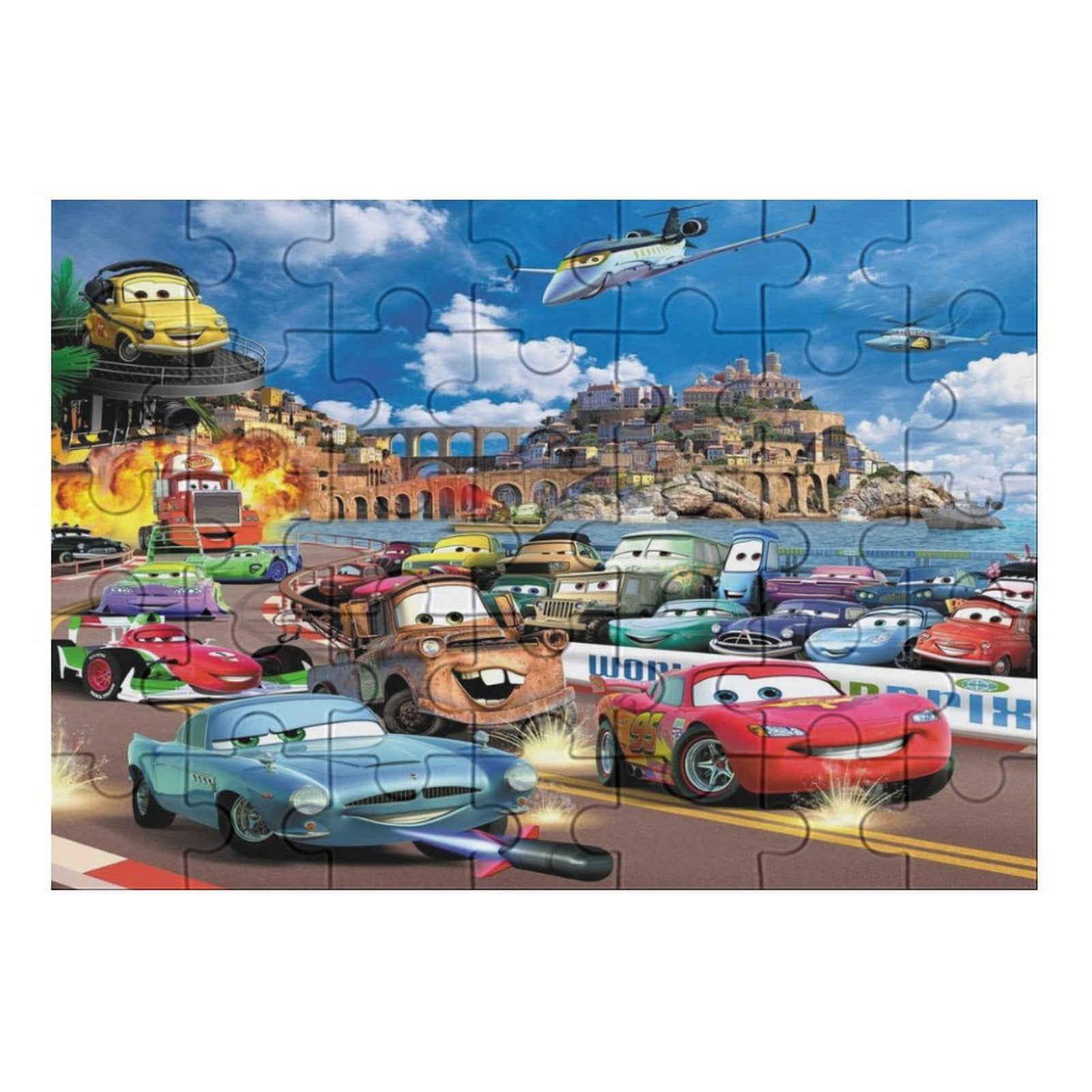 Puzzles Gifts Lightning Mcqueen Wooden Puzzle Novelty Jigsaw Puzzle ...