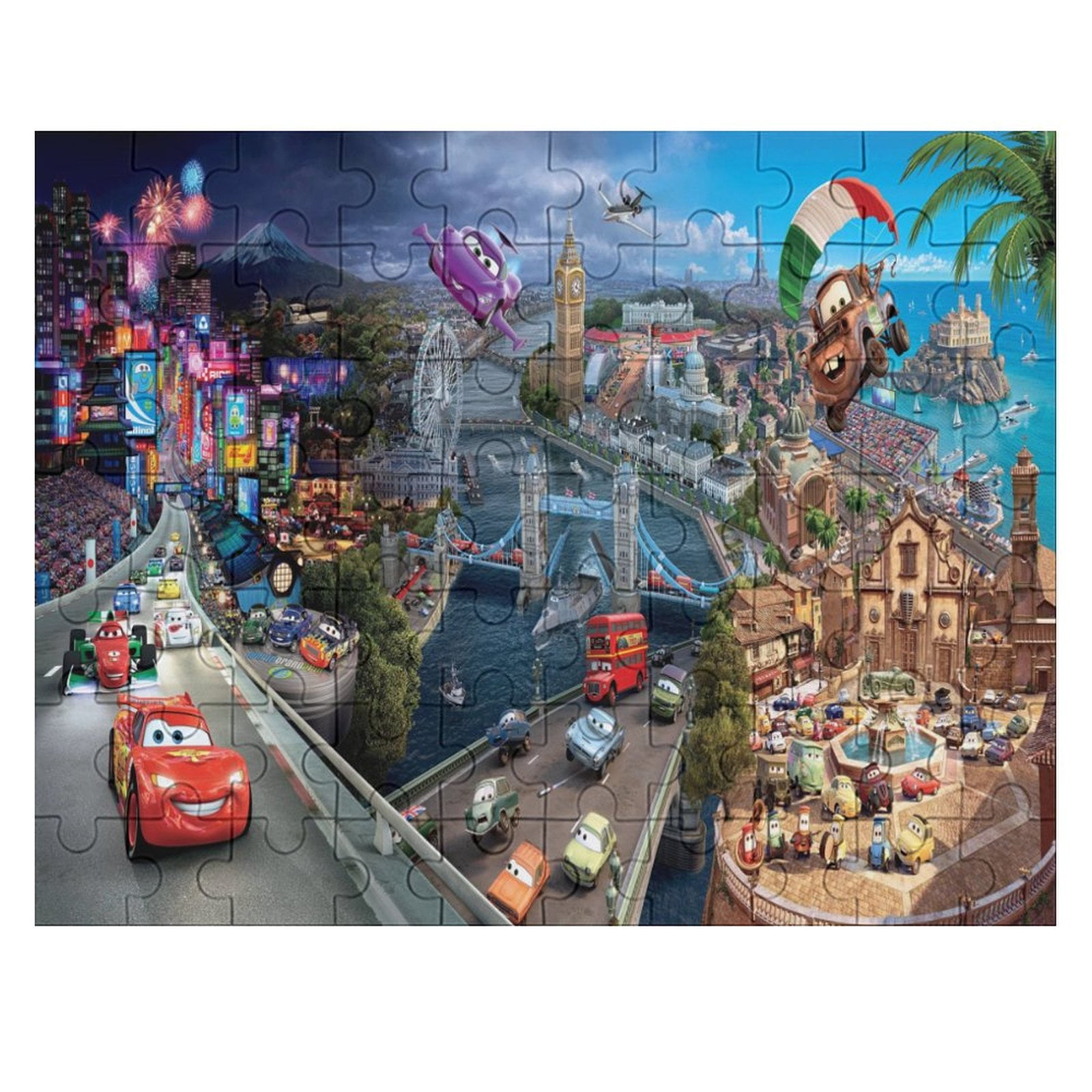 Puzzles Gifts Lightning Mcqueen Wooden Puzzle Novelty Jigsaw Puzzle ...