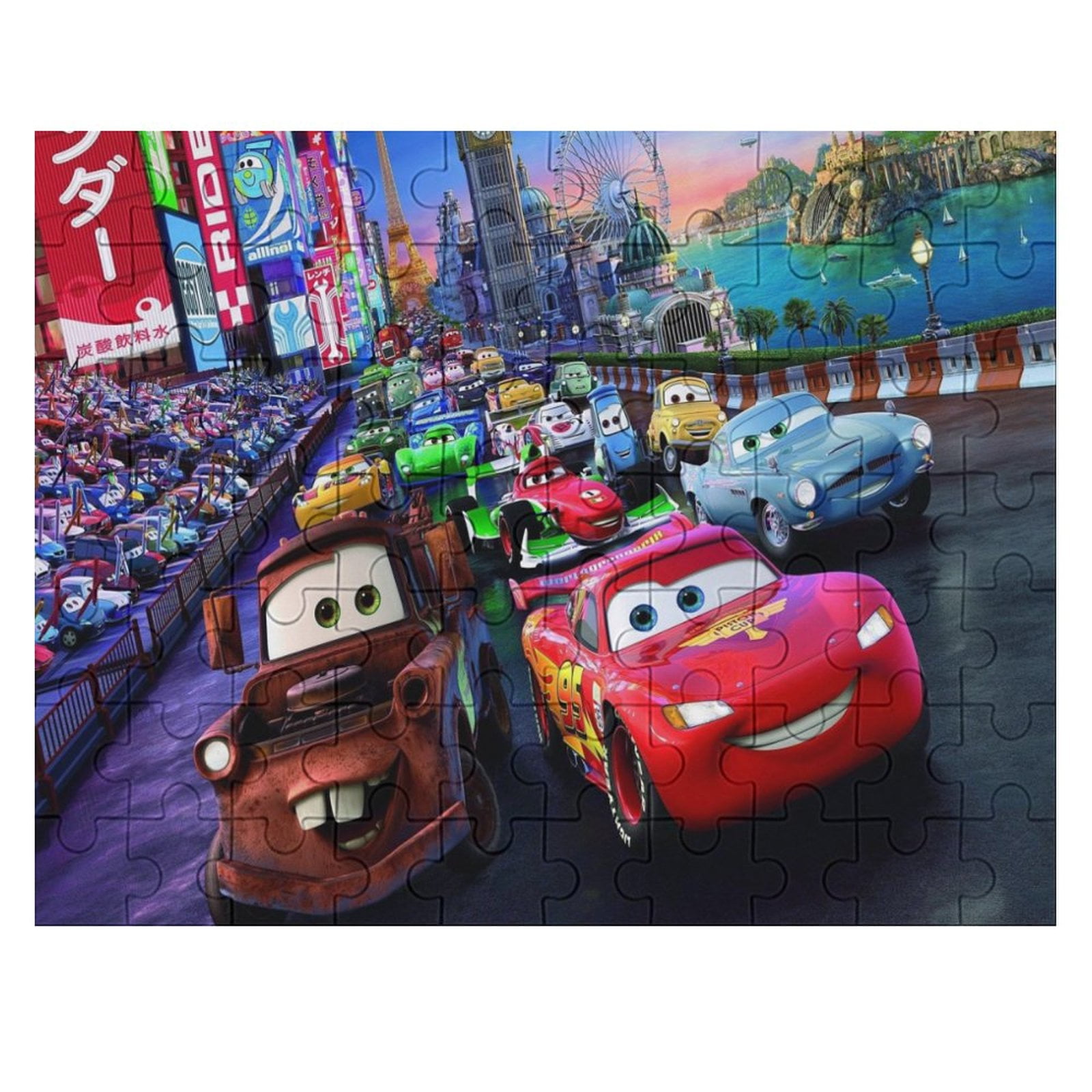 Puzzles Gifts Lightning Mcqueen Wooden Puzzle Novelty Jigsaw Puzzle ...
