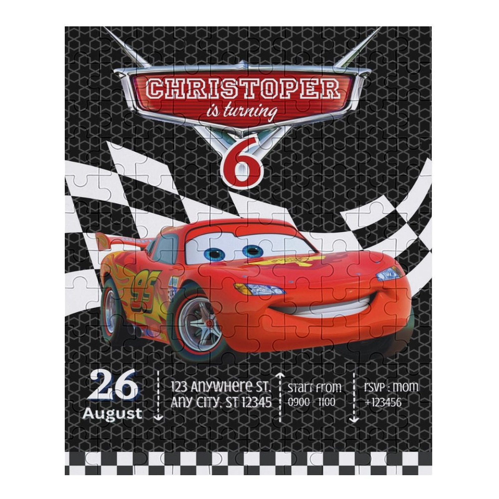 Puzzles Gifts Lightning Mcqueen Wooden Puzzle Novelty Jigsaw Puzzle ...