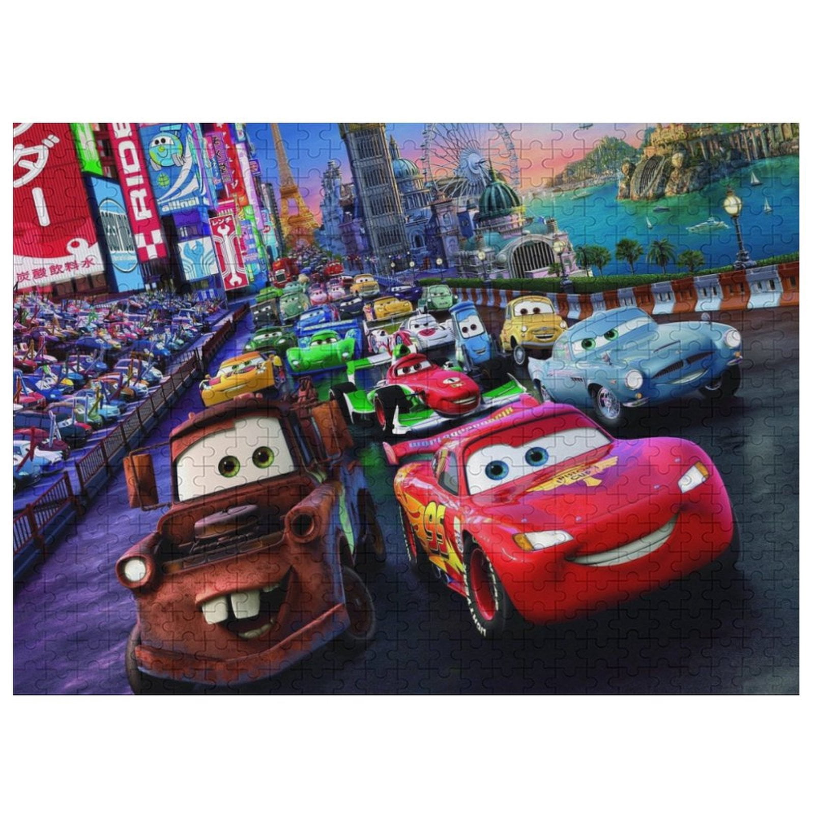 Puzzles Gifts Lightning Mcqueen Wooden Puzzle Novelty Jigsaw Puzzle ...