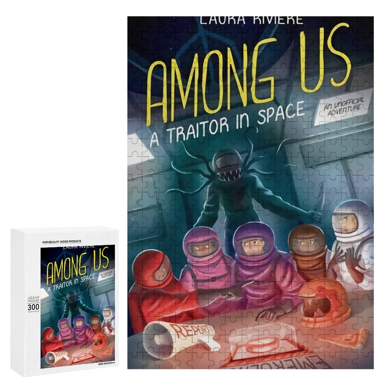 Puzzles for Kids Ages 4-6,Among Us-A Traitor in Space Puzzles 300 Piece ...