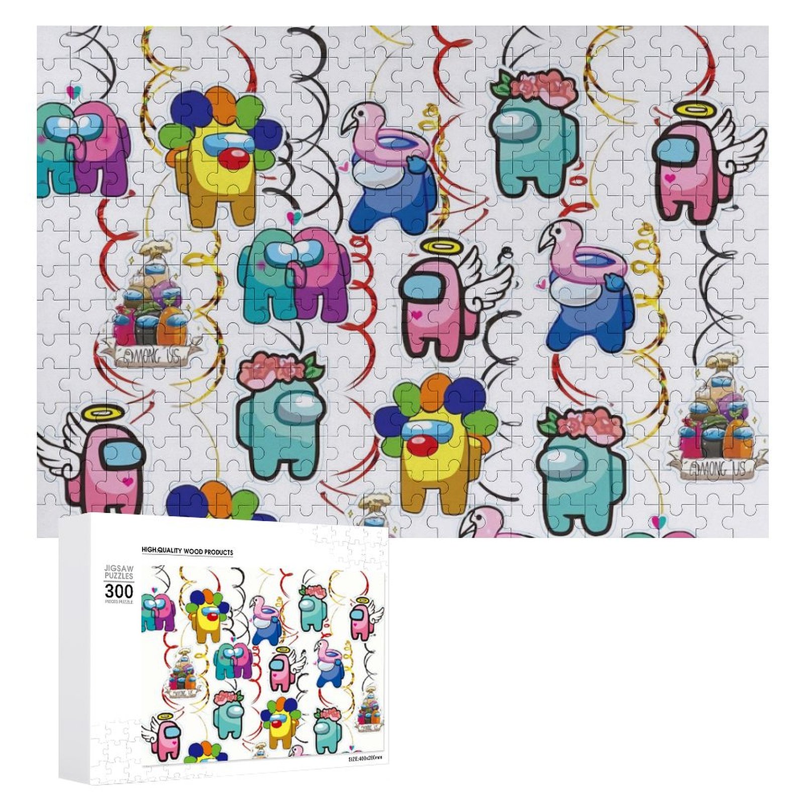 Puzzles for Kids Ages 4-6,Among Us Imposter Crewmate Party Ideas ...