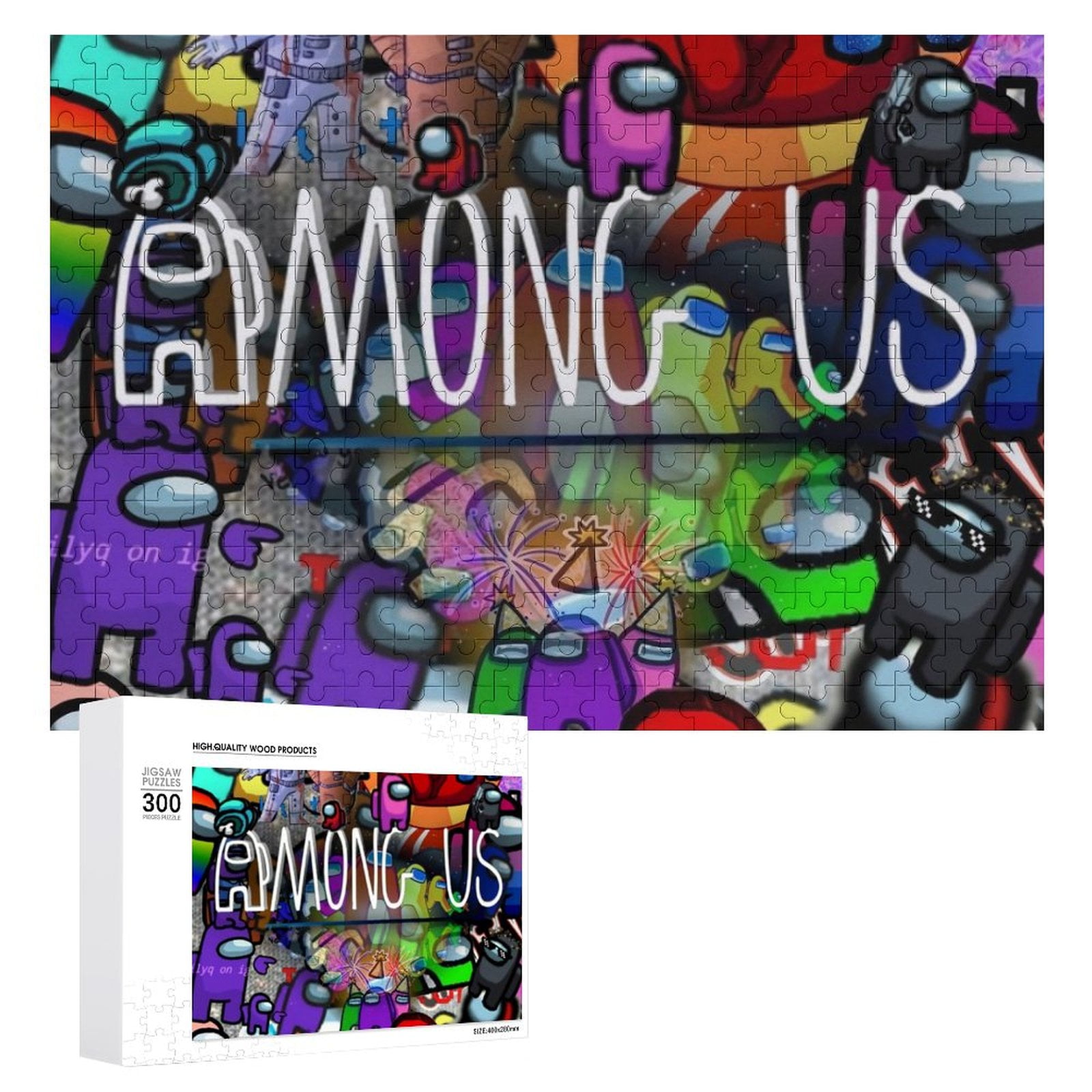 Puzzles for Kids Ages 4-6,Among Us Imposter Crewmate Wallpaper Puzzles ...