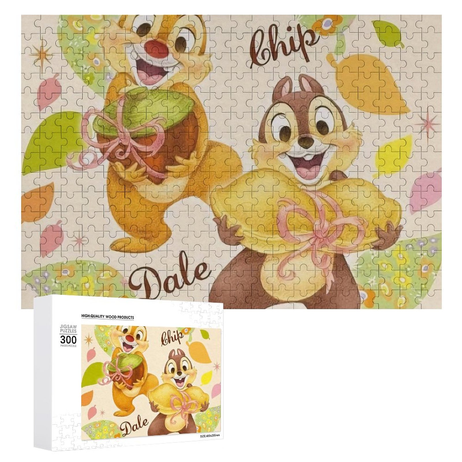 Puzzles for Kids Ages 4-6,Cartoons Chip And Dale Dale Puzzles 300 Piece ...