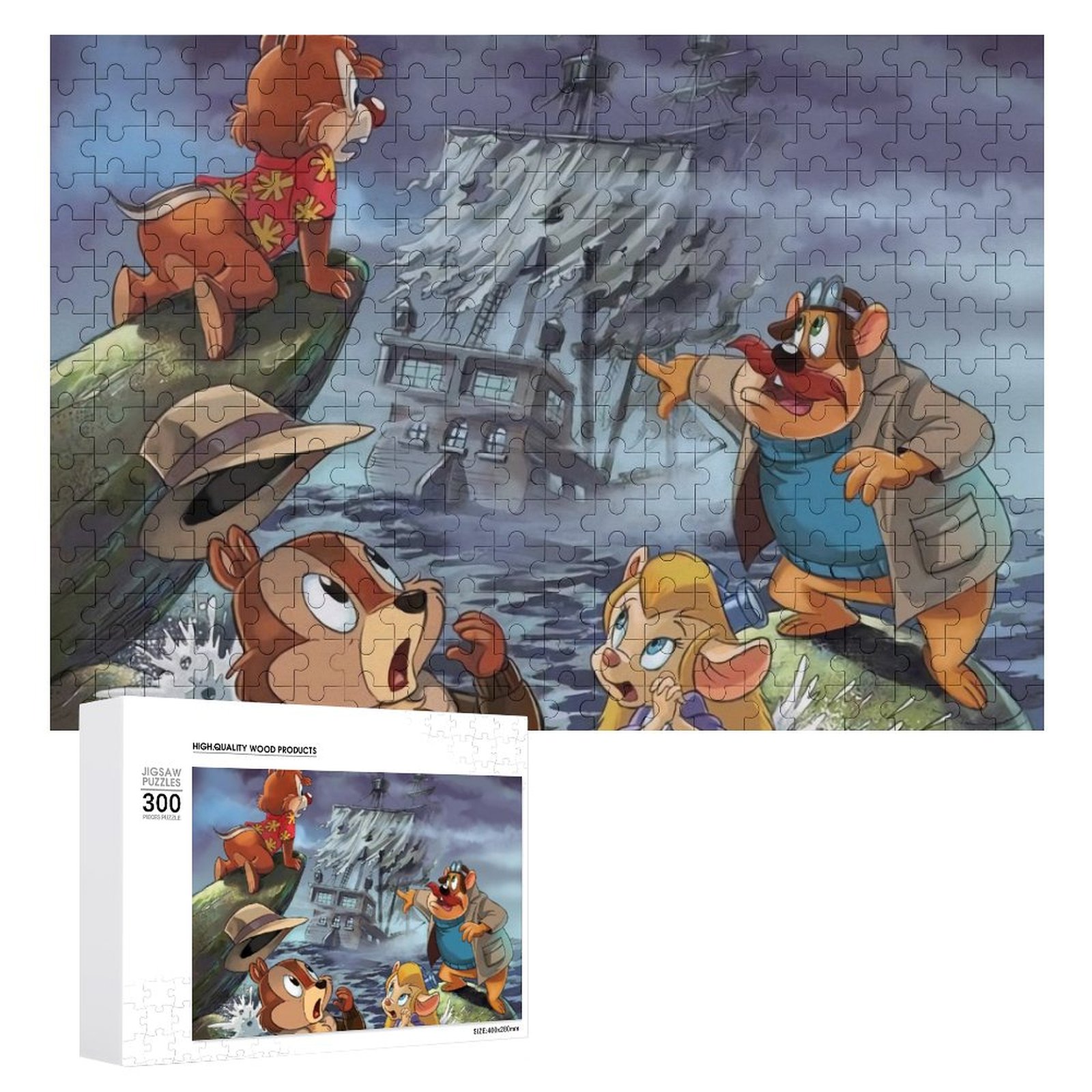 Puzzles for Kids Ages 4-6,Chip 'N Dale Rescue Rangers Group Shot Poster ...