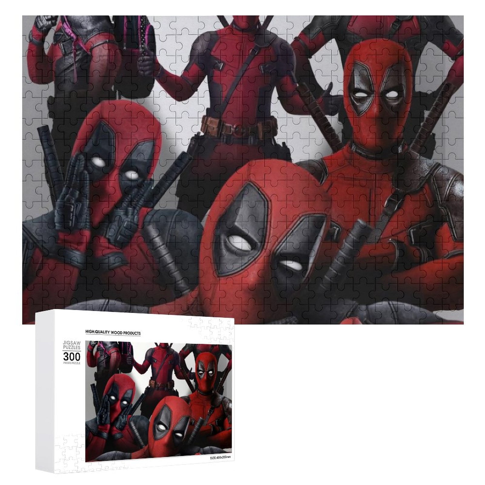 Puzzles for Kids Ages 4-6,DEADPOOL Movie Poster Puzzles 300 Piece ...