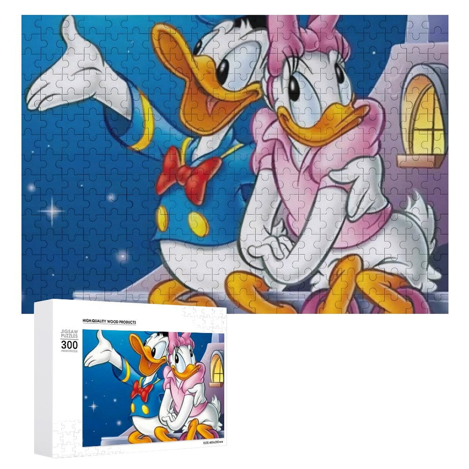 Puzzles for Kids Ages 4-6,Donald Duck Puzzles 300 Piece Puzzles for Kids,Educational Kids ...