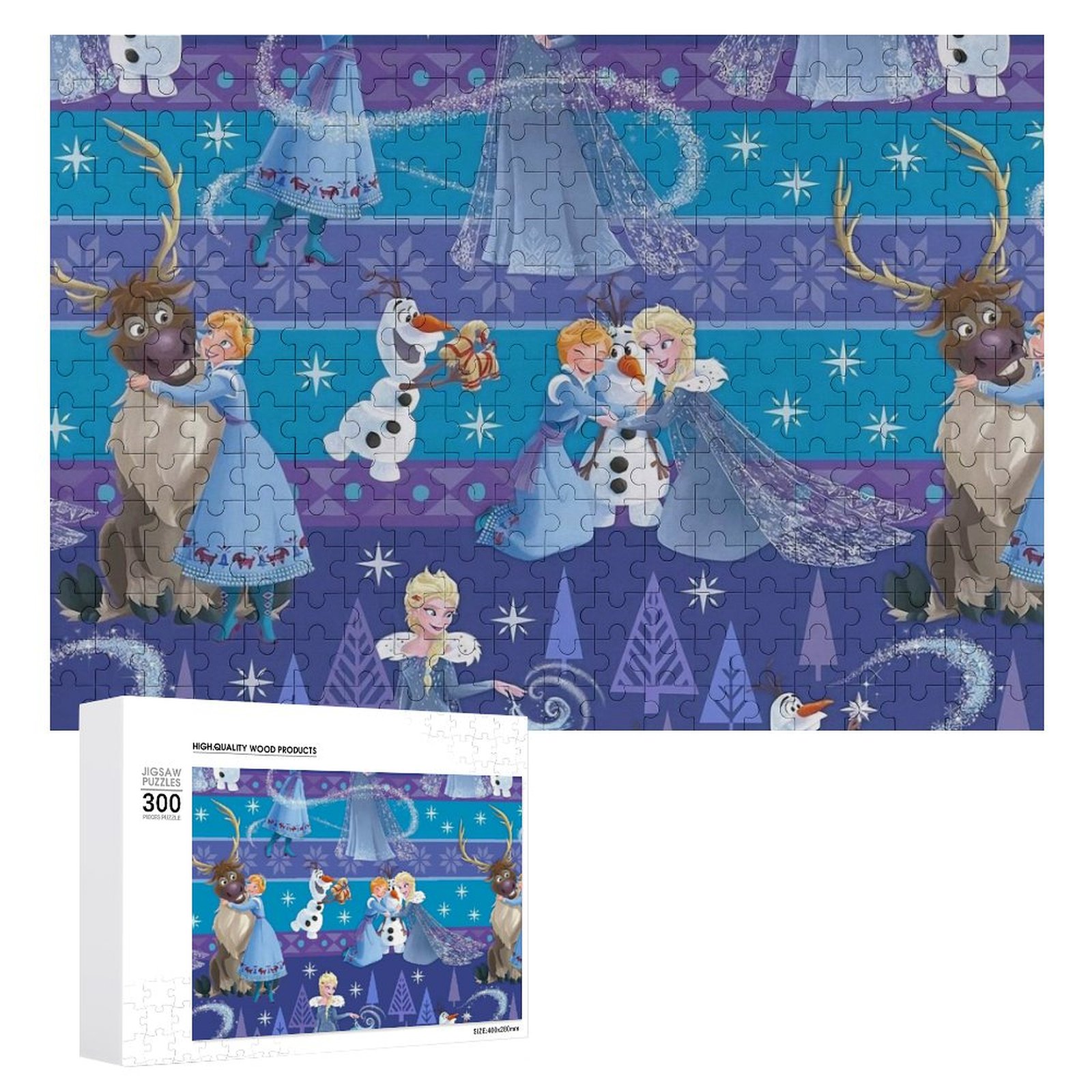 Puzzles for Kids Ages 4-6,Frozen-Anna And Elsa Snowflakes Olaf Puzzles ...