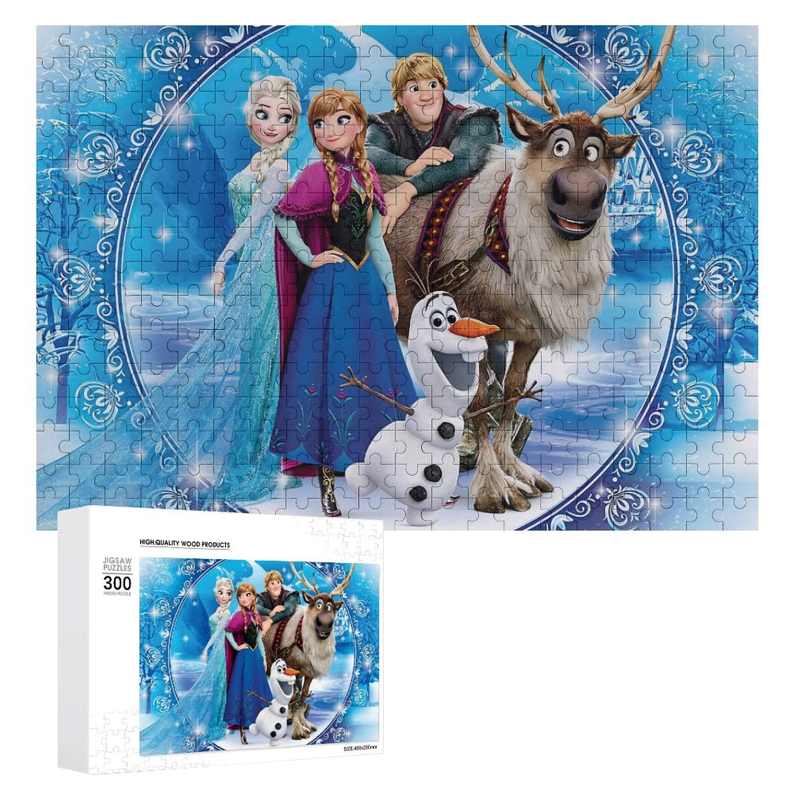 Puzzles for Kids Ages 4-6,Frozen-Elsa&Anna Always Up For Adventure ...