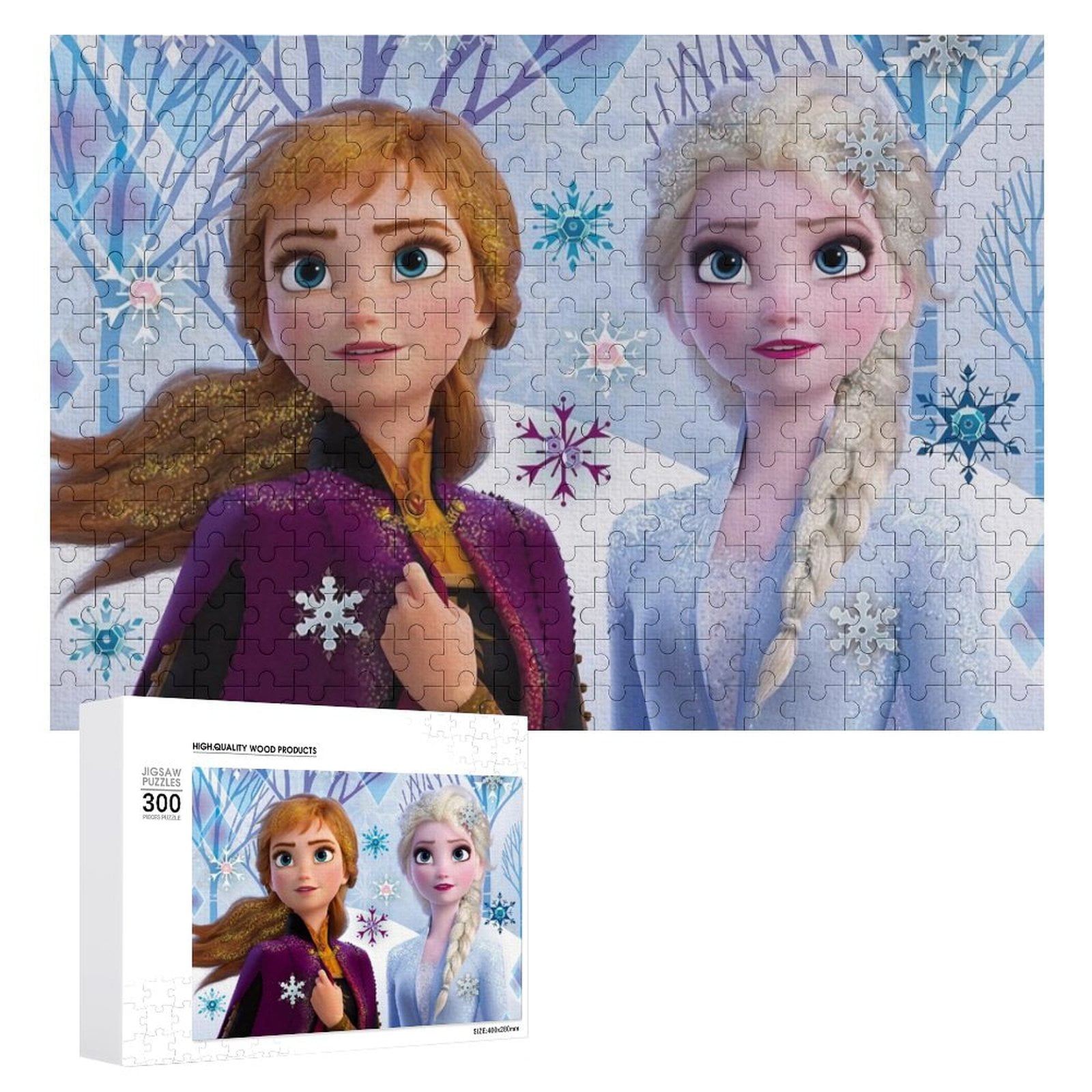 Puzzles for Kids Ages 4-6,Frozen Queen Anna And Snow Queen Elsa Puzzle ...