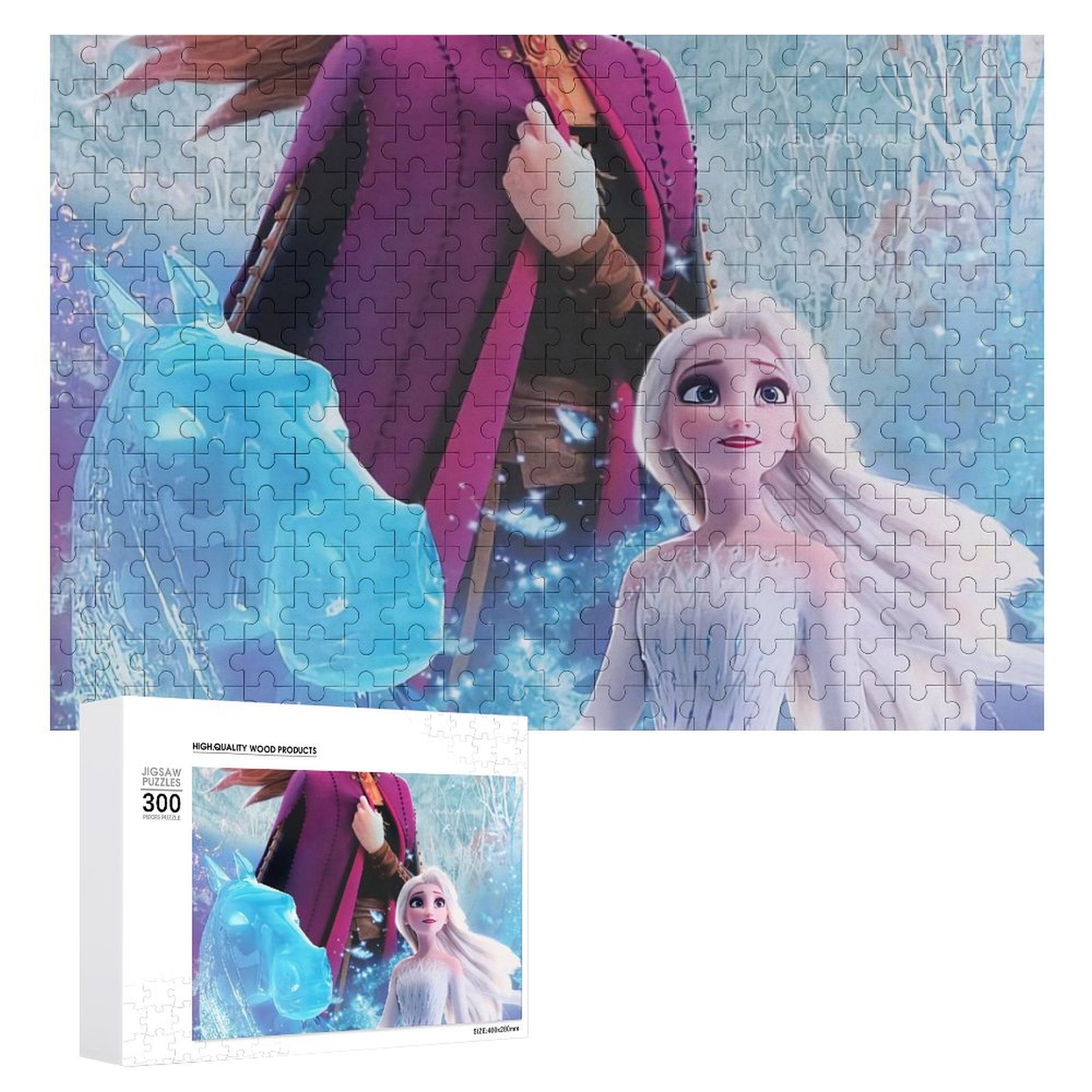Puzzles for Kids Ages 4-6,Frozen Queen Anna And Snow Queen Elsa Puzzle ...