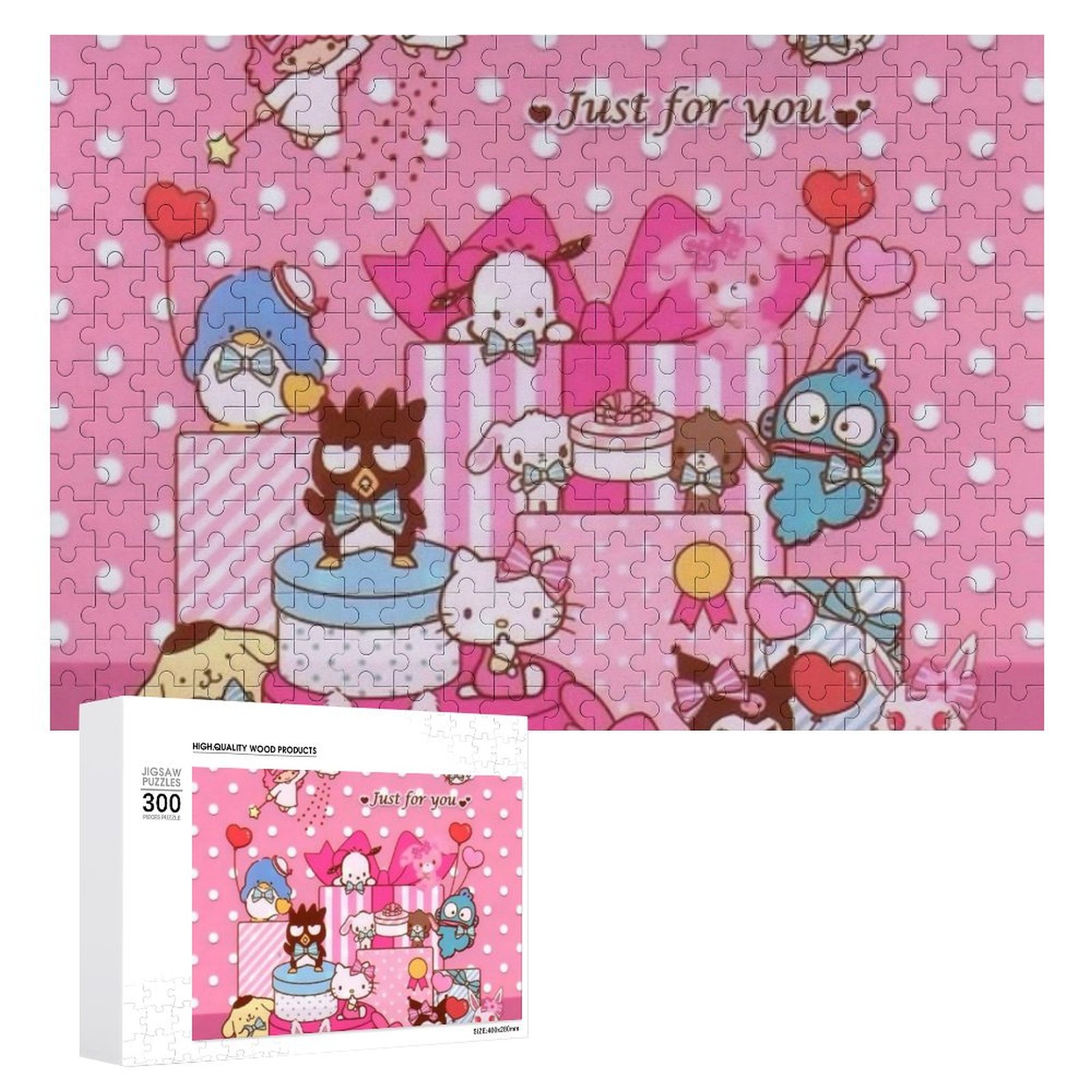 Puzzles for Kids Ages 4-6,Happy Holidays Kuromi Melody Hello-Kitty ...
