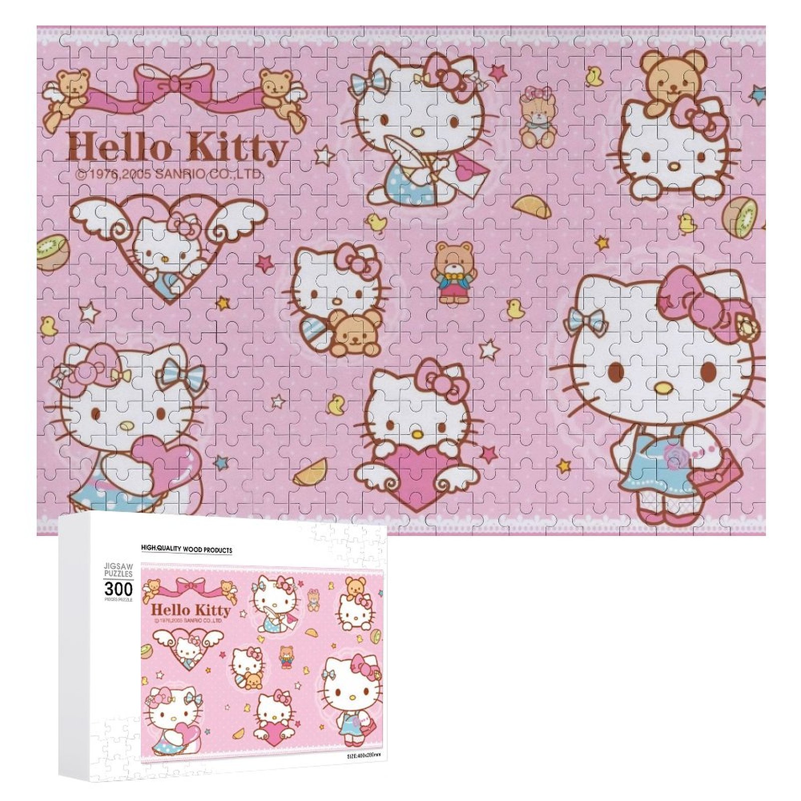 Puzzles for Kids Ages 4-6,Hello Kitty Puzzles 300 Piece Puzzles for ...