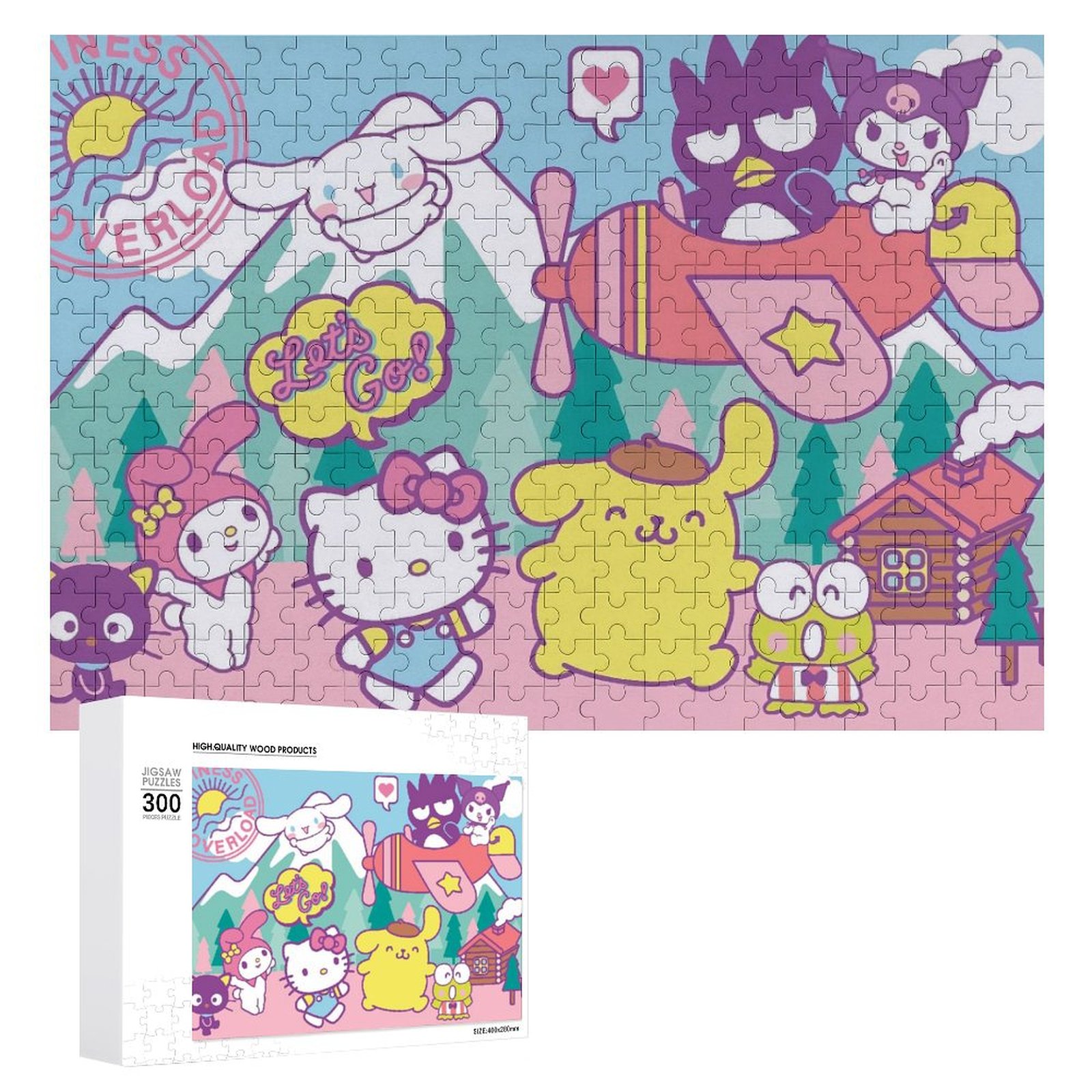 Puzzles for Kids Ages 4-6,Hello Kitty And Friends - Happiness Overload ...
