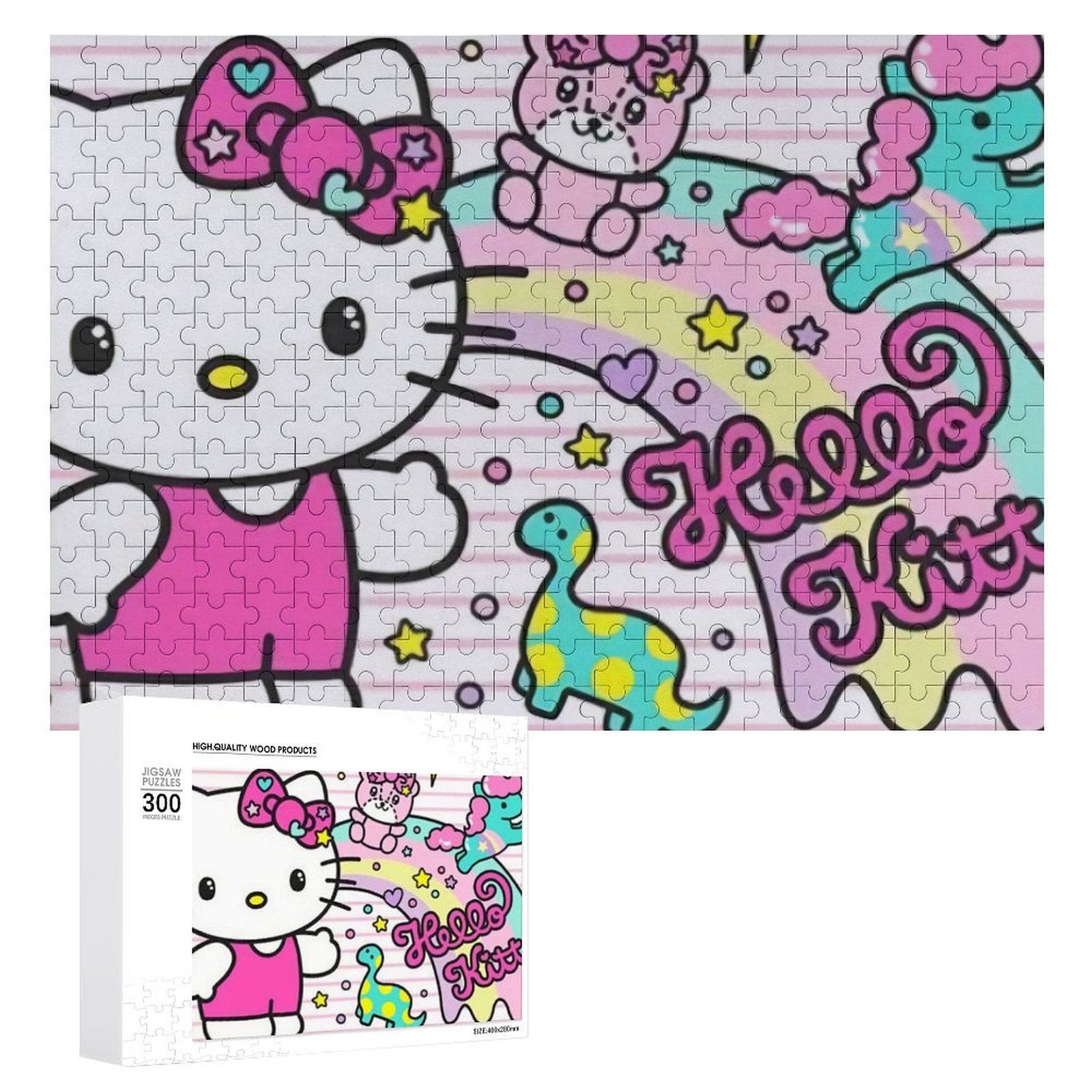 Puzzles for Kids Ages 4-6,Hello Kitty Creativa Puzzles 300 Piece ...