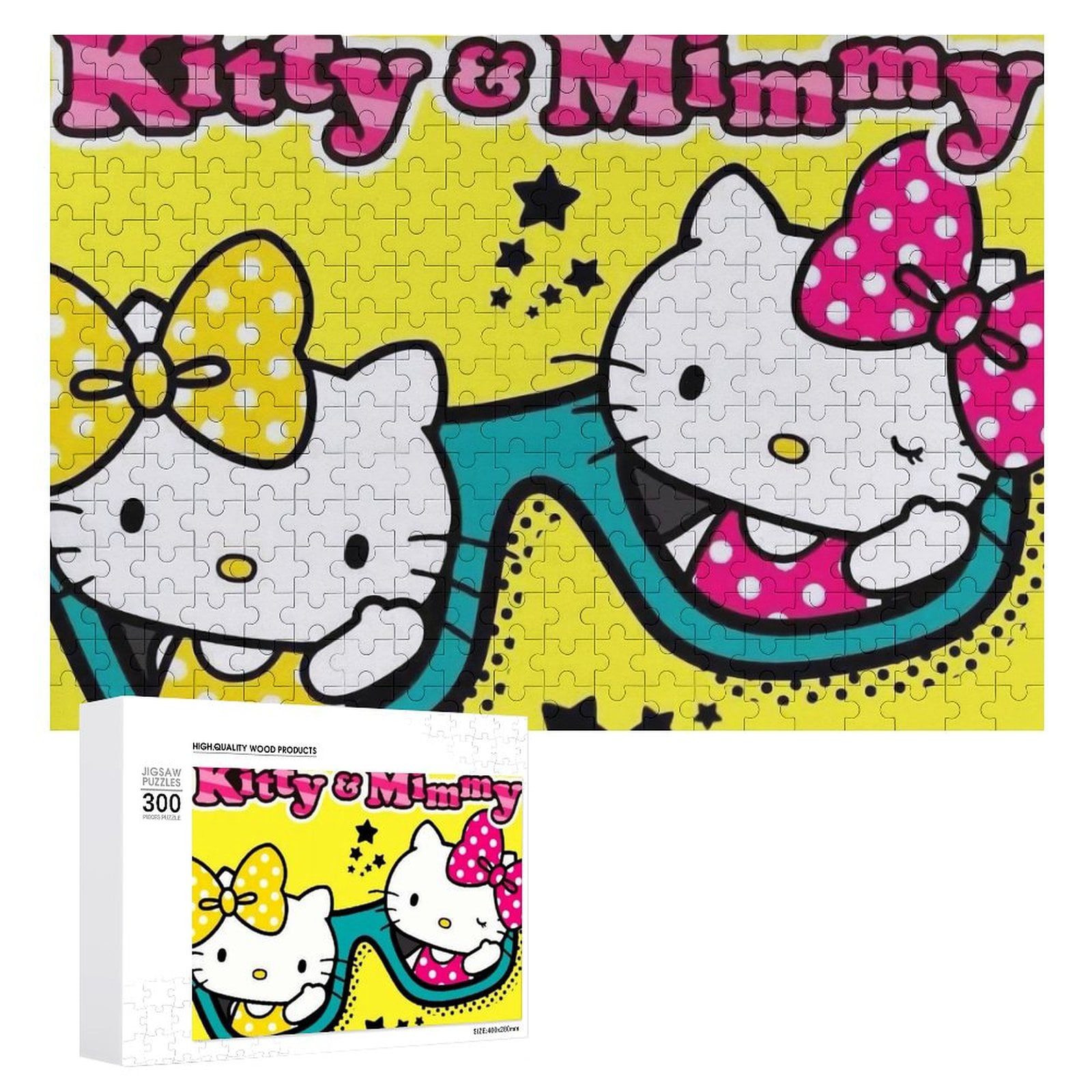 Puzzles for Kids Ages 4-6,Kitty Mimmy Puzzles 300 Piece Puzzles for ...