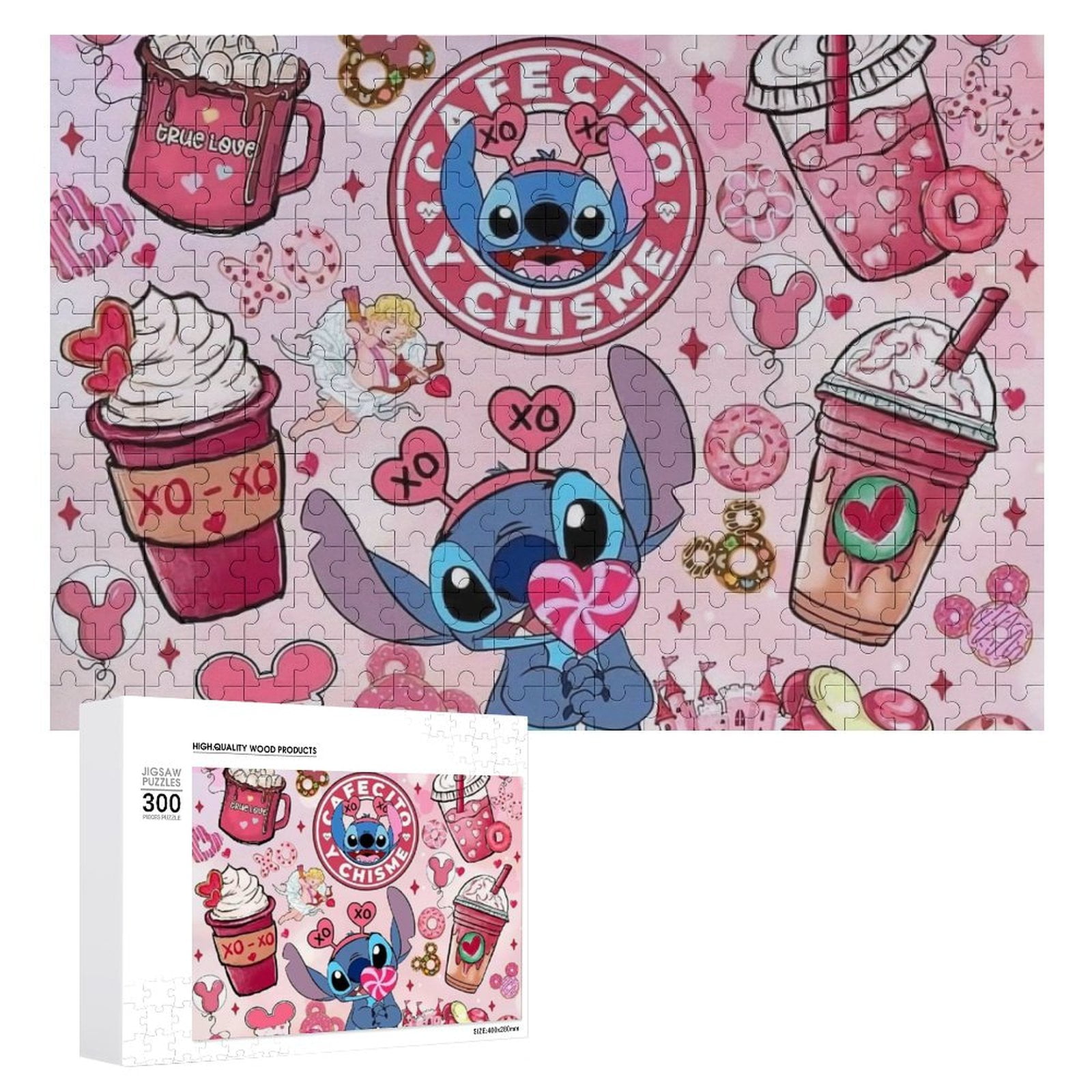 Puzzles for Kids Ages 4-6,Lilo & Stitch Puzzles 300 Piece Puzzles for ...