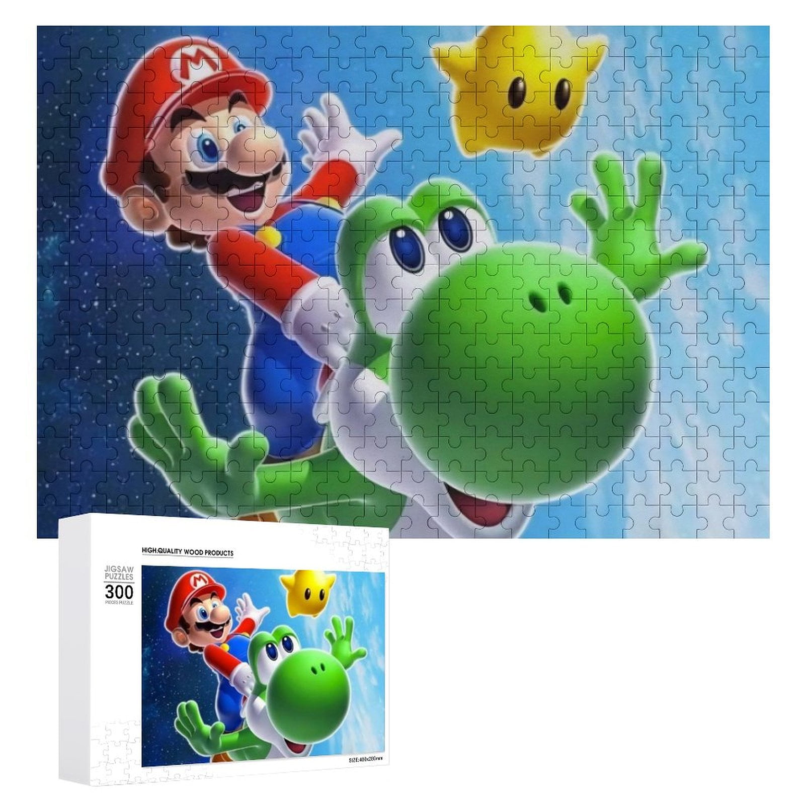 Puzzles for Kids Ages 4-6,Mario Yoshi Puzzles 300 Piece Puzzles for ...